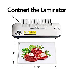 Thermal Laminating Pouches, 3 mil, Letter Size, 9×11.5 inches, 100(50×2) Packs, Used for Laminator Machine by WONLAMI