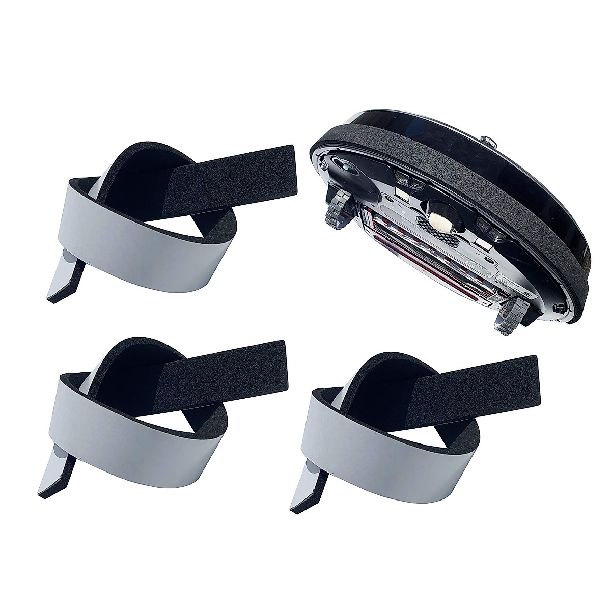 JoyBros 3-Pack Sponge Bumper Guard for iRobot Roomba 600 700 800 900 i&e Series 692 675 690 670 677 981 980 960 e5 e6 i7 i3 i6 i8 S9 Vacuum Cleaner