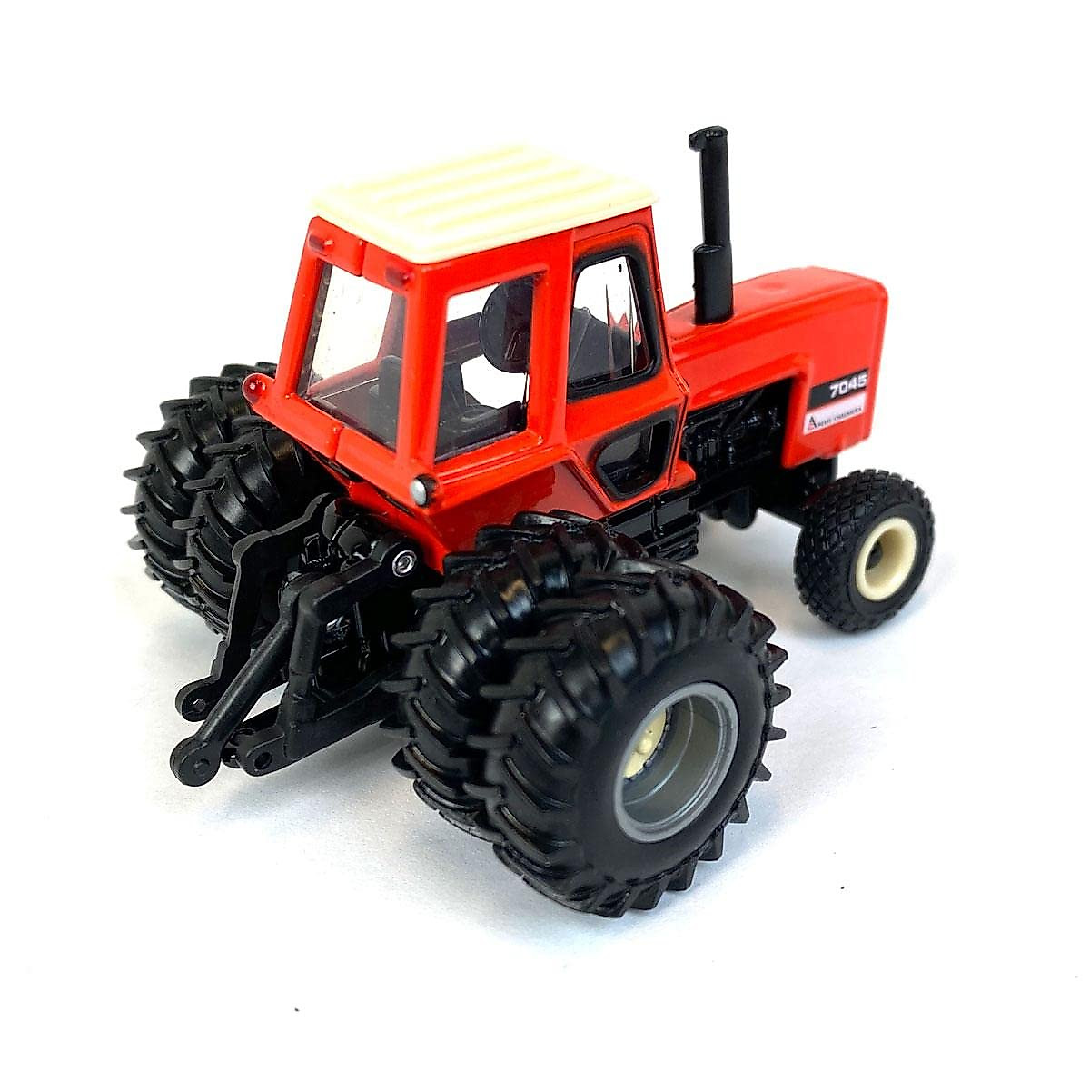ERTL 1/64 Allis Chalmers 7045 w/Cab, Rear Duals & Diamond Tread Front Tires 16426