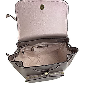 Kate Spade New York Darcy Flap Drawstring Medium Backpack Leather Warm Taupe