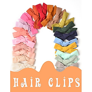 Prohouse 40 PCS Baby Girl Hair Clips, Alligator Hair Bows for Toddlers & Kids, Baby Hair Accessories