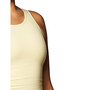 Capezio High-Neck Tank Leotard - Size Medium, Butter
