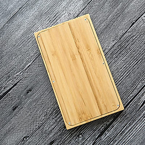 Solar Calculator 12-Digit Display Large Screen Bamboo and Wood Calculator Student Financial Desktop Office Learning Computer (Color : B, Size : One Size)