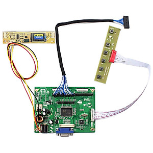 6.5" T-51570GD065J-FW 640x480 2CCFL Backlight 31Pin LVDS Screen Panel VGA LCD Driver Board Controller Kit