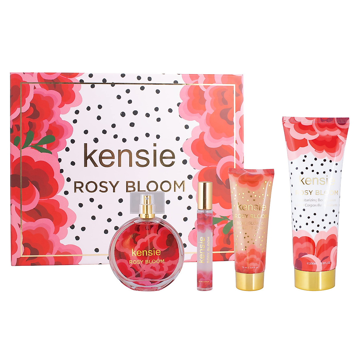 kensie Rosy Bloom Gift Set, 3.4 fluid_ounces