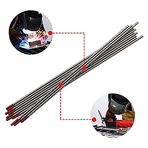 TIG Welding Tungsten Electrodes 2% Thoriated (Red, WT20) 10-Pack (1/16") Premium Tig Welding Electrodes for Tig Welding Accessories(10PCS)