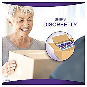 Always Discreet, Incontinence Pads for Women, Maximum, Long Length (Packaging May vary), Purple, 39 Count (Pack of 3)