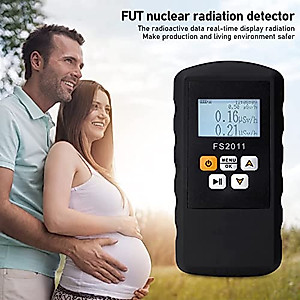 ZWJABYY Professional Nuclear Radiation Detector,Personal Radiation Dose Alarm Radioactive Geiger Counter Nuclear Radiation Detector,Portable Digital Meter High Sensitivity Accuracy