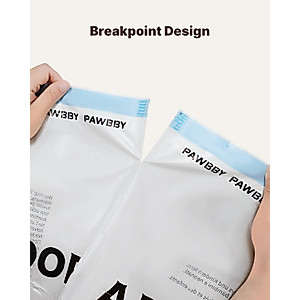 PAWBBY Cat Litter Box Liners Waste Bags-3 Roll Self Cleaning Cat Litter Box Trash Bags with handle (30pcs)