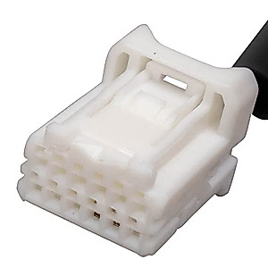 TRQ Driver & Passenger Side Mirror Set Manual with Blind Spot Indicator Compatible with 2022 Nissan Frontier NI1320336 NI1321336