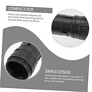Tofficu 2pcs Telescopic Painting Tube Plastic to Go Containers Expandable Storage Tube Extendable Poster Tubes
