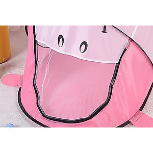 BAODIAN Kids Play Tents – Collapsible Tent for Boys Girls Gift - Large Foldable Playhouse Indoor/Outdoor Fun - Pop up Tent Toys for Age 1 and up Child Birthdays Presents (Pink Unicorn)