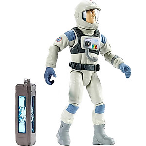 Mattel Disney and Pixar Lightyear XL-01 Buzz Lightyear Action Figure, 12 Points of Articulation & Accessories, 5-in Scale