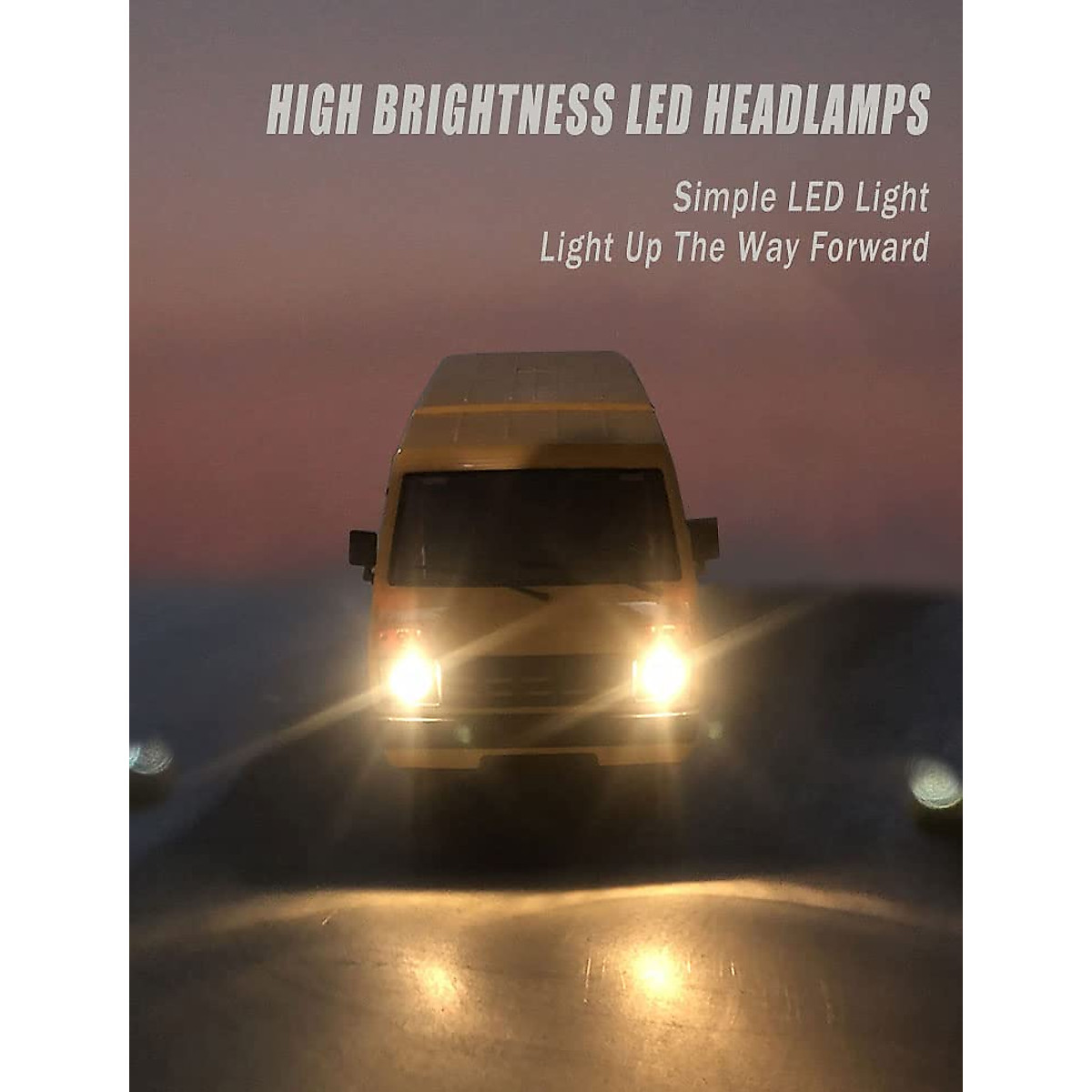 The perseids Remote Control Car WPL D42 RTR RC Drift Cars, 1/10 Full Scale RC Rock Crawler 2.4Ghz Offroad RC Truck and Trailer All Terrain Car RC Racing Climb Vehicle High Speed Van Car