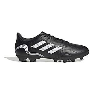 adidas Unisex Copa Sense.4 Flexible Ground Soccer Shoe, Core Black/White/Vivid Red, 5 US Men