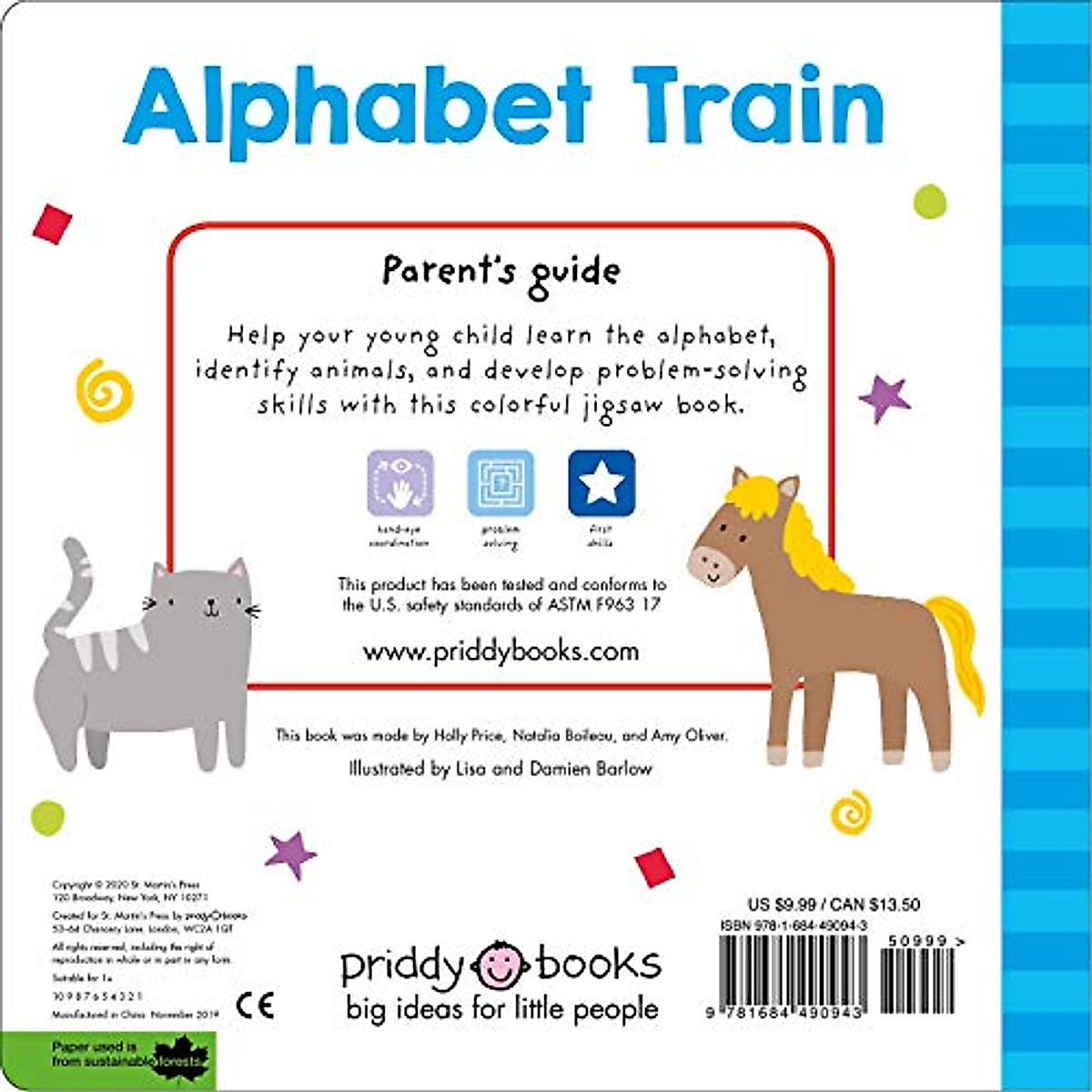 Puzzle and Play: Alphabet Train: A Press-out Puzzle Book! (Puzzle & Play, 1)