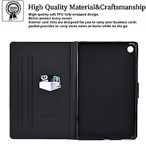 Compatible with/Replacement for Tablet PC Samsung Galaxy Tab A8 10.5 inch 2021 SM-X200/X205/X207 PU Leather Flip Cover Stand Wallet Case XXDY10(3)