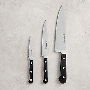 HENCKELS Classic Razor-Sharp 3-pc Knife Set, German Engineered Informed by 100+ Years of Mastery