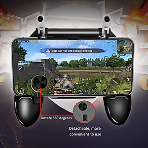 Newseego Mobile Game Controllers, iOS & Android Controller, Aim Trigger Fire Buttons L1R1 Shooter Sensitive Joystick, Portable Controller Gamepad with Triggers (Latest Upgraded Version)