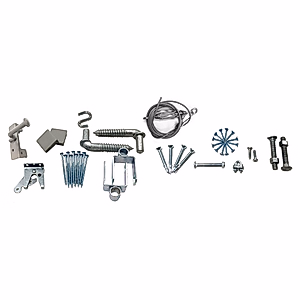 Adjust-A-Gate Steel Frame Anti Sag Impervious to Fade & Rust Adjustable Gate Building Kit with Patented Truss Cable System & Telescoping Bars, 2 Pack