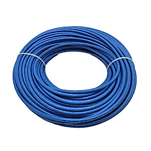 MICRO CONNECTORS 250 Feet Cat7 Bulk Ethernet 23AWG Cable Solid & Shielded (S/FTP) CMR Riser (Blue) (TR4-580SRBL-250)