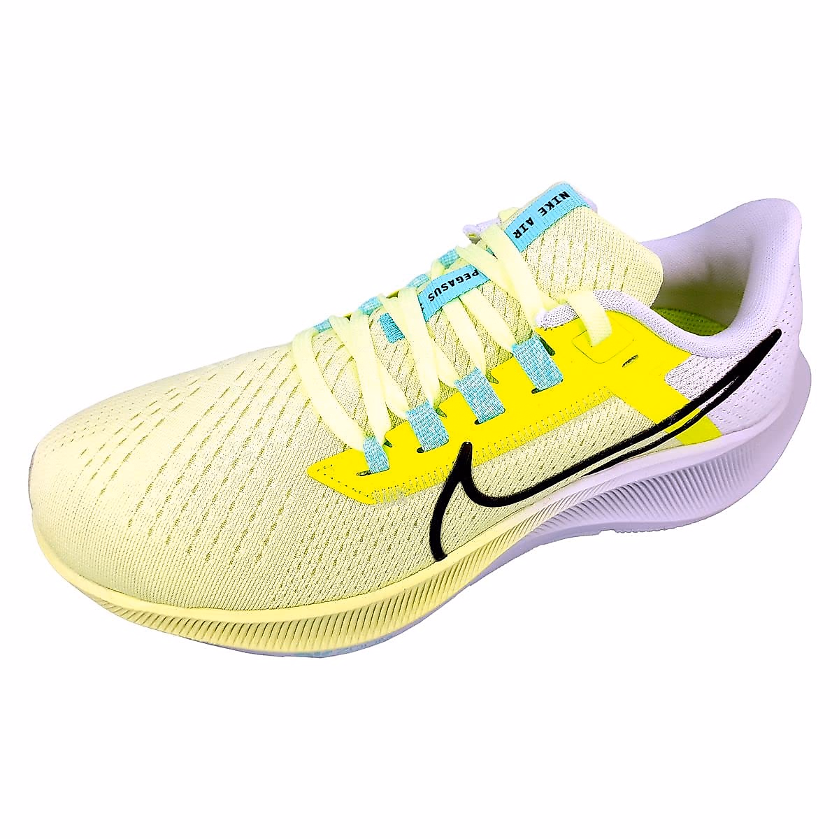 Nike Womens Air Zoom Pegasus 38 Running Trainers CW7358 Sneakers, Barely Volt/Black 700, 9