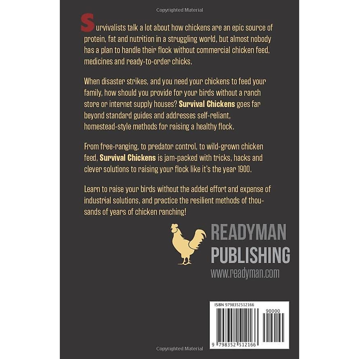 Survival Chickens: A Resilient Citizens’ Guide to Raising Your Own Flock (Readyman Survival Series)