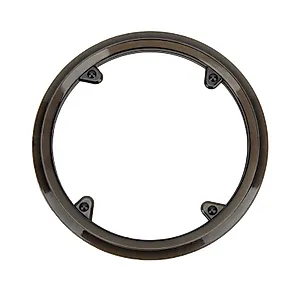 plplaaoo Chain Guard Protector, Bicycle Sprocket Protective Cover, Bike Chain Guard Protector Mountain, with 4 Holes Plastic Bike Chainwheel Protective Guard Cover Black for Road Bike Mountain BIK