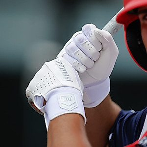 Marucci - Luxe Batting Glove White/White (MBGLUXE-W/W-AL)
