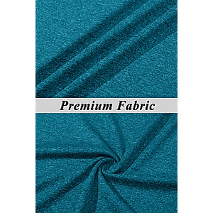 TACVASEN Athletic Shirts Women Long Sleeve Workout Shirts Golf T-Shirts Breathable Shirts Polo Shirts Work Shirts Tennis Shirt Sport Polo Peacock Blue