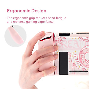 GeekShare Protective Case Compatible with Nintendo Switch Console and Joy Con- Slim Cover Case with Ergonomic Design for Switch Model- Star Wings (for Switch 2017)