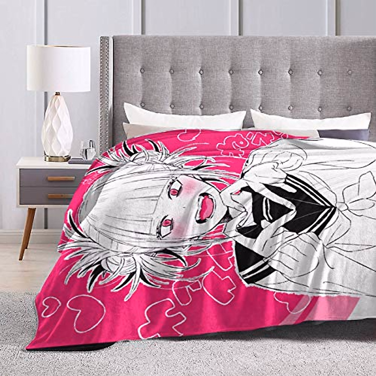 My Hero Academia-Himiko Toga Ultra-Soft Micro Fleece Blanket Throw for Sofa Bedding Home Travel Camping 60in*80in