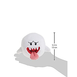 Little Buddy Super Mario All Star Collection 1428 Ghost Boo Stuffed Plush, 4"