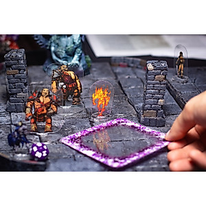 Arcknight Spell Effects Templates for D&D 5E; 24pc Markers for AOE Spells with Reference; Condition, Buff, and Summon Tokens; for DND Pathfinder TTRPG