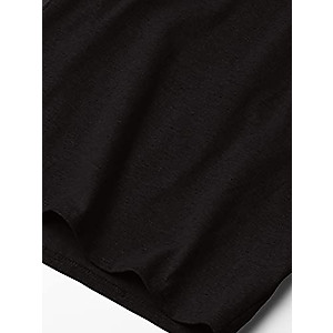 Hanes Big Boys' Essentials Short Sleeve T-shirt Value Pack (6-pack), Black, Large