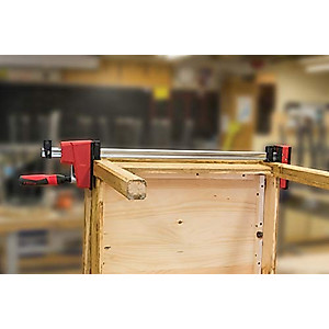 BESSEY KRE3512, 12 In., Parallel Clamp, K Body REVO Series - 1700 lbs Nominal Clamping Force , Spreader, and Woodworking Accessories - Clamps and Tools for Woodworking, Cabinetry, Case Work