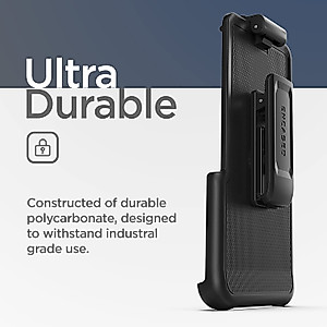 Encased Falcon Armor Designed for OnePlus 9 Case with Built-in Screen Protector and Belt Clip Holster (OnePlus 9 Pro)