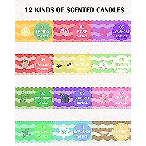 Candles for Home Scented, 9 Pack 3.2 OZ Scented Candles Gifts for Women, 20 Hours Long Lasting Aromatherapy Candles Set, Natural Soy Wax Candles, Ideal Gift for Valentine, Mother's Day