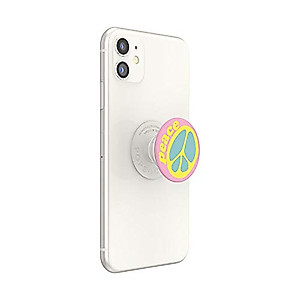 PopSockets PopTop (Top only. Base Sold Separately.): Swappable Top for PopGrip Bases, PopGrip Slide, Otter+Pop & PopWallet+ - Peace Slice