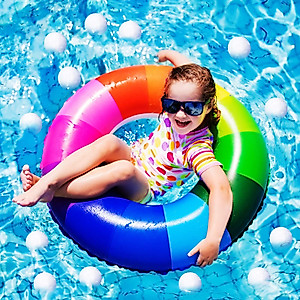 Pool Filter Sponge Balls Sand Pool Filter Media Filters Alternative to Sand and Filter Glass for Swimming Pool Hot Tub Spa Above Ground Pools and Fish Tank (1.5 LBS/ 700 g)