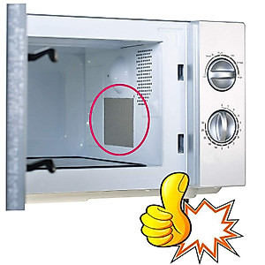 Waveguide Cover Compatible with Frigidaire 5304464061, Microwave Oven Repairing Part Mica Plates Sheets (2 Pack)