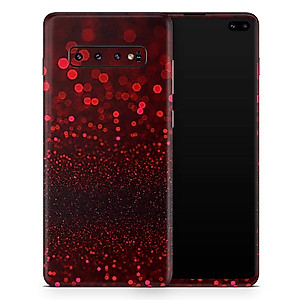 DesignSkinz 50 Shades of Unfocused Red Protective Vinyl Decal Wrap Skin Cover Compatible with The Samsung Galaxy S20 (Screen Trim & Back Glass Skin)