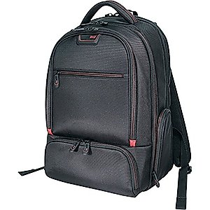 Mobile Edge Professional Laptop Backpack 16 Inch PC, 17 Inch Mac, Checkpoint Friendly, Adjustable Laptop Section, Padded Shoulder Straps, Trolley Strap, Black, Men, Business, MEPBP1