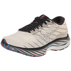Mizuno Men's Wave Rider 26 | Neutral Running Shoe | Snow White | US 10