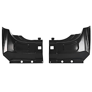 ECOTRIC Inner Jamb & Cab Corner Compatible With 1999-2017 Ford F250 F350 Super Duty Extended Cab Pickup Truck 4Pc