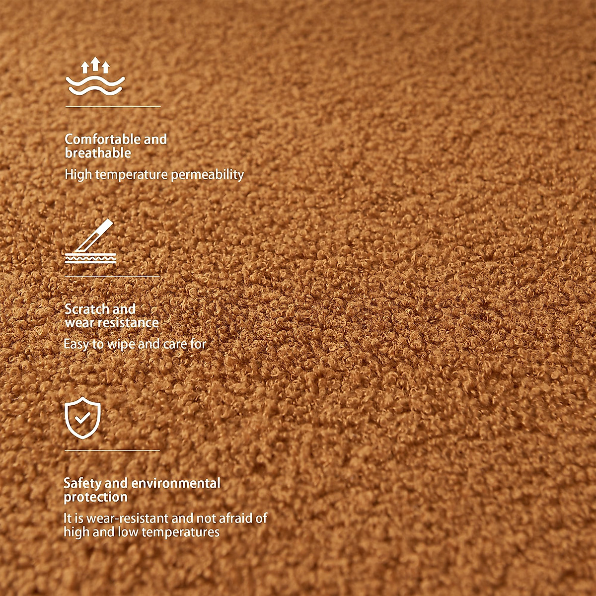 BAMOOLI 105'' Modular Sectional Couch, Modern L-Shape Sectional Sofa with Chaise Lounge, Comfy Lambswool Fabric Corner Sofa Couch, Upholstered 4 Seater Couch for Living Room, Bedroom, Apartment, Beige