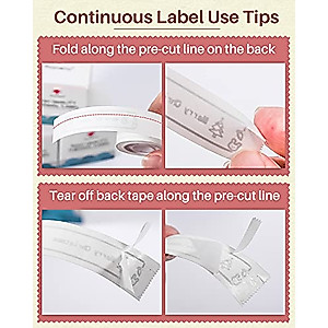 Memoking D30 Label Maker Sticker Machine - Portable Thermal Printer Mini Sticker Maker Machine, Compatible with iOS & Android, for Kitchen Home Office Organization