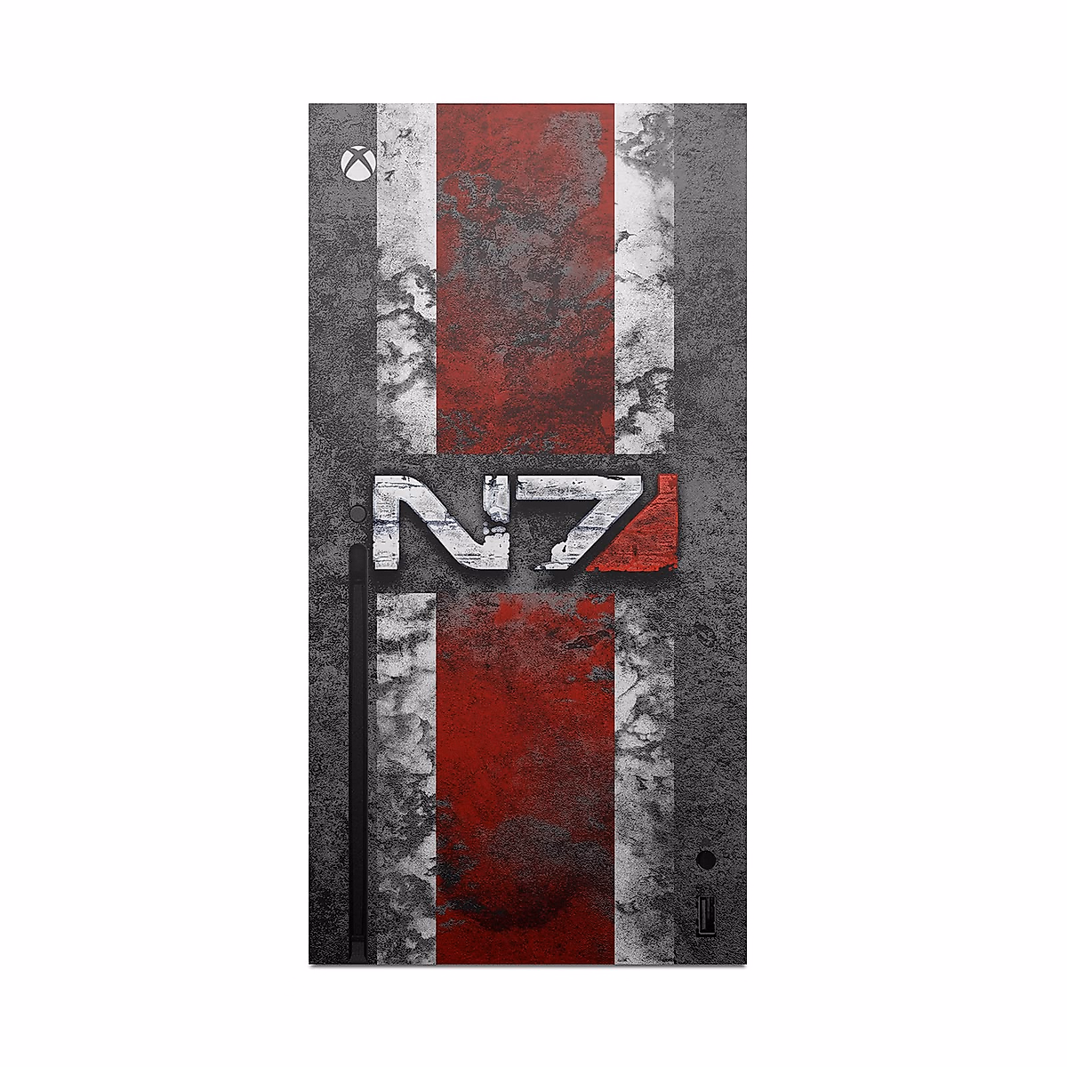 Head Case Designs Officially Licensed EA Bioware Mass Effect N7 Logo Distressed Graphics Vinyl Sticker Gaming Skin Decal Cover Compatible With Xbox Series X Console and Controller Bundle