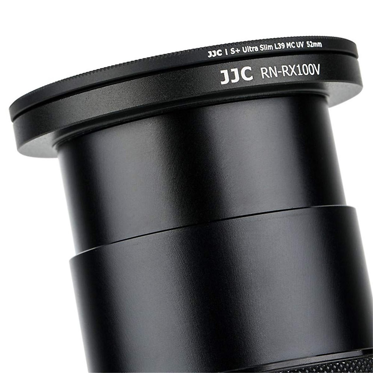 Dedicated Metal 52mm Thread Filter Adapter Lens Adapter for Sony RX100M5A RX100M5 RX100M4 RX100M3 RX100M2 RX100 Installing UV CPL ND Filter, Includes 52mm Snap-On Lens Cap & Cap Keeper String