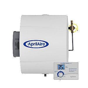 AprilAire 600 Whole-House Humidifier, Automatic High Output Furnace Humidifier, Large Capacity Whole-House Humidifier for Homes up to 5,000 Sq. Ft., White